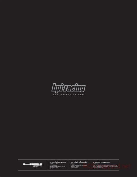 HPI Manual Pro Hara Edition RCScrapyard Radio Controlled Model Archive