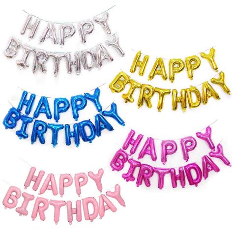 Happy Birthday Foil Balloon Bunting Partycare Lk