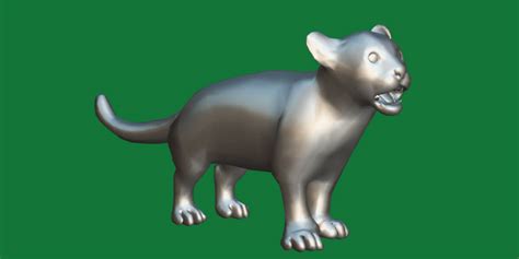 Clouded Leopard Cub 3d Model By Nyilonelycompany