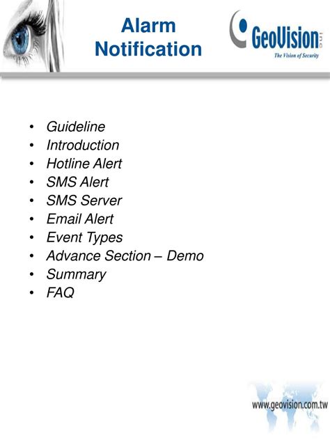 PPT Alarm Notification PowerPoint Presentation Free Download ID 3929637