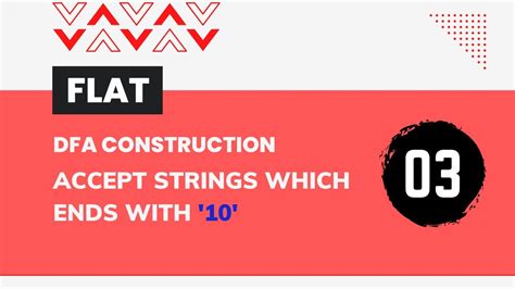 Dfa Construction For Language Of Strings Which Ends With 10 Youtube