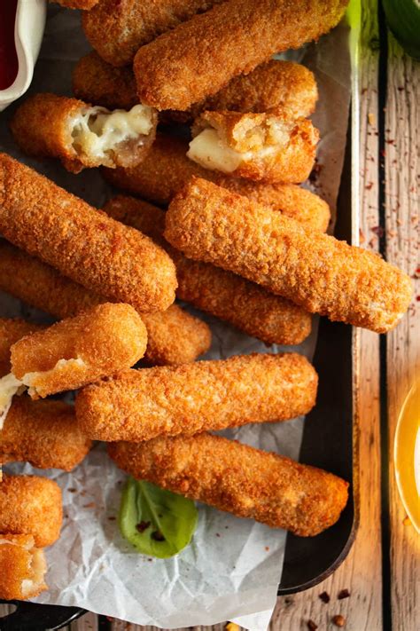 Air Fryer Farm Rich Frozen Breaded Mozzarella Sticks