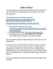 Step By Step Guide To Setting Up Your Jetbot Course Hero
