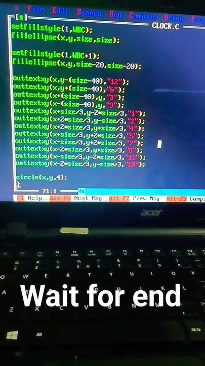 Making Watch By Using C Coding Basicc Computer C Shorts Viral