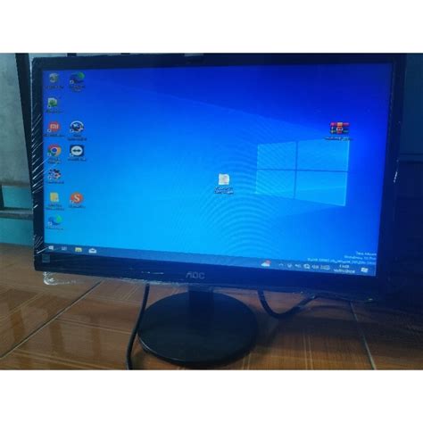 Jual Monitor Led Aoc 19 Inch Shopee Indonesia
