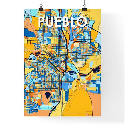 Map Of Pueblo Colorado