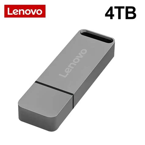 Lenovo 16tb Usb 3 0 Flash Drive High Speed Metal Storage Portable Ssd With Otg Support 4tb