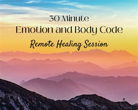 30 Minute Emotionbody Code Session Etsy