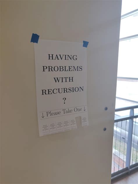 Having Problems With Recursion Rmathjokes