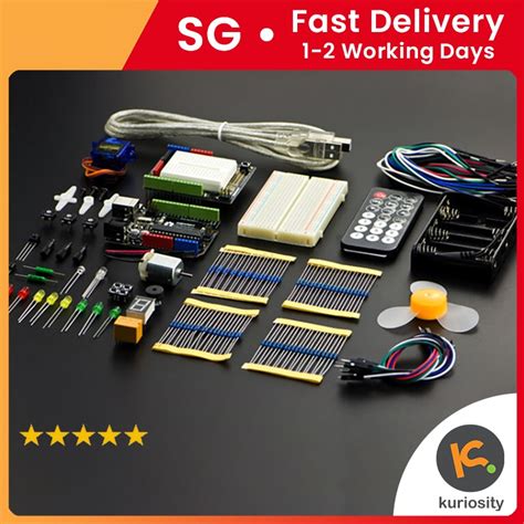 Dfrobot Beginner Kit For Arduino Best Starter Kit Shopee Singapore
