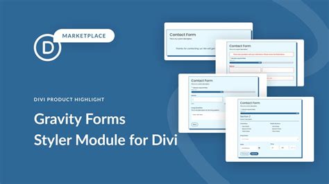 Divi Product Highlight Gravity Forms Styler Module For Divi