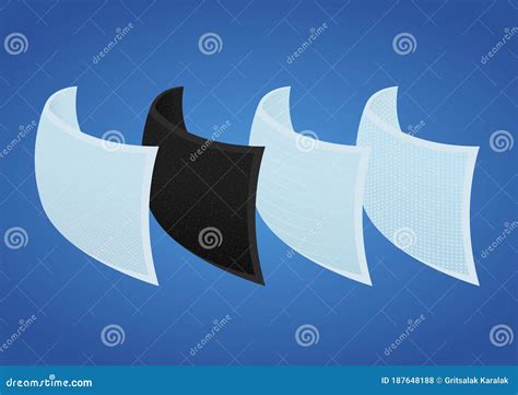 Filter Layer Vector Protective Pm 2 5 Mask Virus And Bacteria Protection Stock Vector