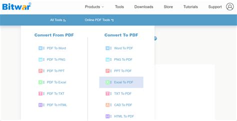 Convert Excel To PNG Using Online PDF Converter Bitwarsoft