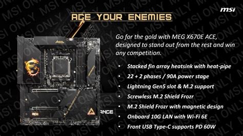 MSI Announces X670 & X670E Motherboards for AMD Zen 4 Ryzen 7000 ...