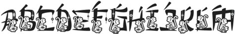 Eastern Echoes Monkey Otf 400 Font Decorative Display De What Font Is