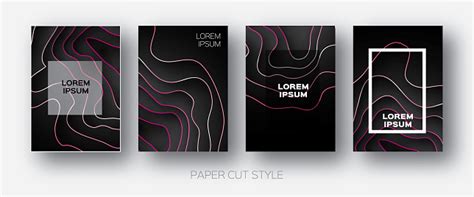 종이 컷 모양과 3d 추상적 인 배경 비즈니스 프리 젠 테이 션 전단지 포스터에 대 한 벡터 디자인 레이아웃입니다 0명에 대한