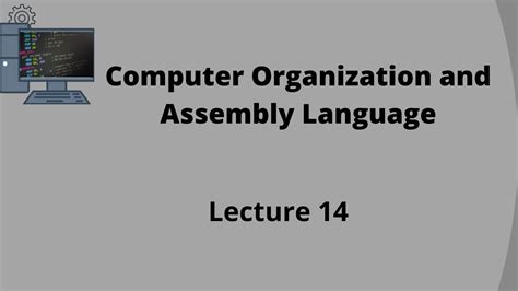 Lecture 14 Stack Use Push Pop Call Ret Instructions Youtube
