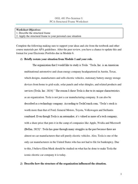 2 Structural Frame Worksheet Pdf Elon Musk Vehicles