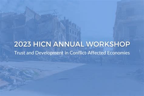 Hicn The Households In Conflict Network Hicn Brings Together Researchers Interested In The