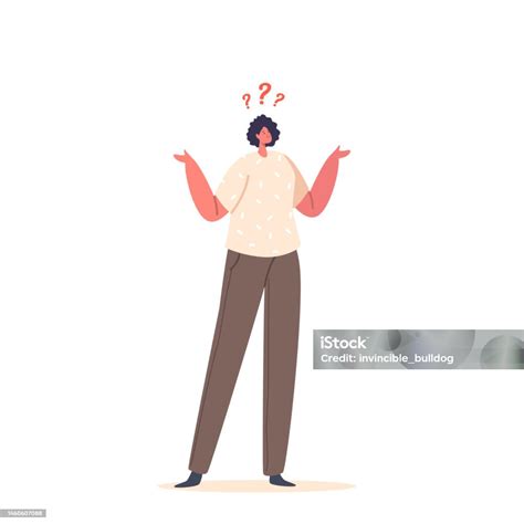 혼란스러운 젊은 여성 캐릭터는 예산을 사용하고 보충하는 것에 대해 생각합니다 만화 사람들 벡터 일러스트 레이 션 좌절에 대한 스톡 벡터 아트 및 기타 이미지 Istock