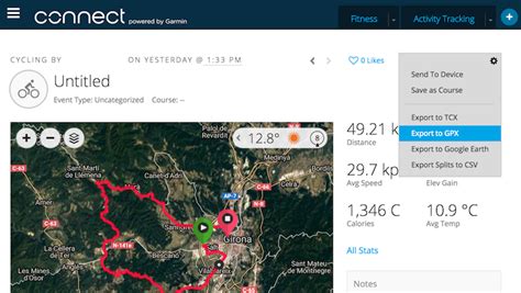 Garmin Connect Export Gpx Nullpointerexception Garagelasopa