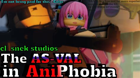 Aniphobia Gun Showcase As Val Youtube