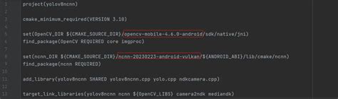 Yolov Android Studio