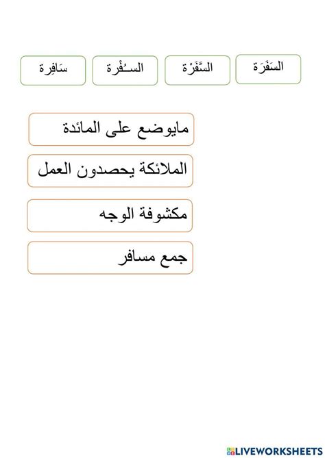 النص الإثرائي أسماء بنت أبي بكر Online Exercise For Live Worksheets