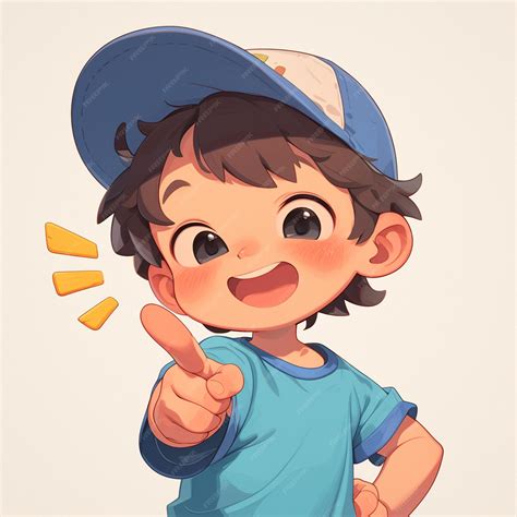 Un Niño Español Disfruta Del Estilo De Las Caricaturas Del Día De Los