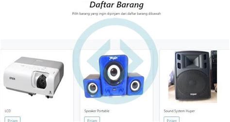 Source Code Aplikasi Peminjaman Inventaris Barang Berbasis Web PHP ID Blog