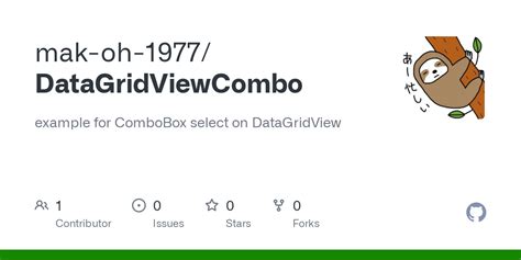 Github Mak Oh Datagridviewcombo Example For Combobox Select On Datagridview