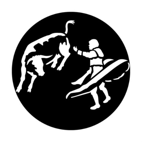 Apollo Printscenic Plastic Gobo Me7017 Bullfighter Apollo Pp Me7017
