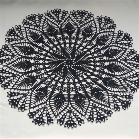 Crochet Doily Tablecloth Etsy