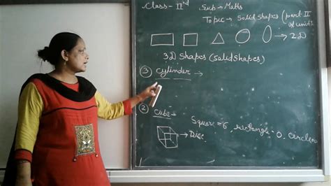 Class 2nd Maths Chapter 1st Part 2 Solid Shapes Youtube