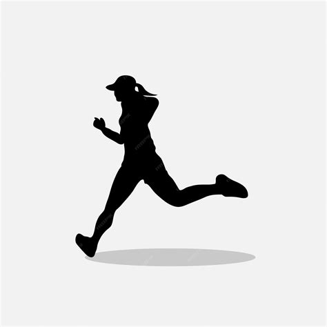 Premium Vector Girl Running Vector Png