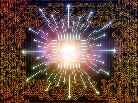 CPU Background Stock Illustration Illustration Of Software