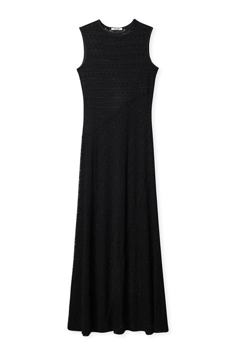 Floral Lace Midi Dress Black Na Kd