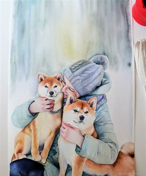 Как нарисовать сиба ину Zefirka Club фото и картинки