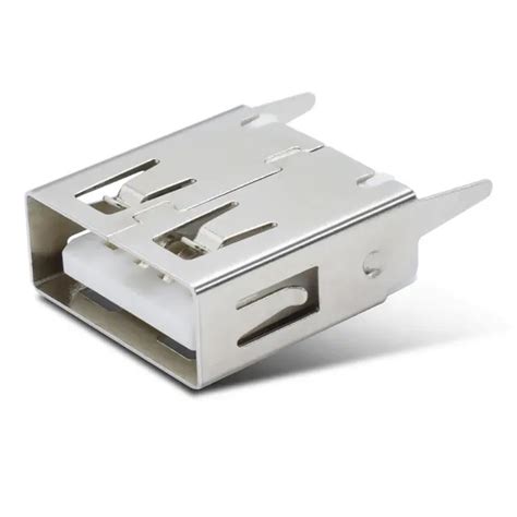 Usb Connector On Pcb A Type Female Through Hole Vertical Pin