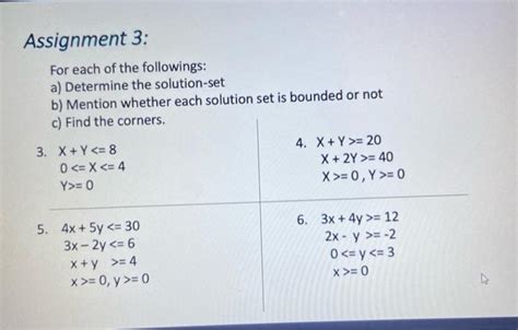 Solved Assignment 3 1 Determine Graphically The Solution
