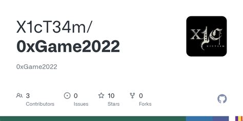 Github X1ct34m0xgame2022 0xgame2022