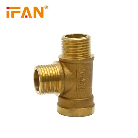 China Brass Tee Connector Manufacturers Suppliers Factory Good Price