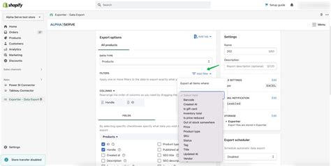 Shopify Data Export How To Export Any Shopify Data To Csvexcel