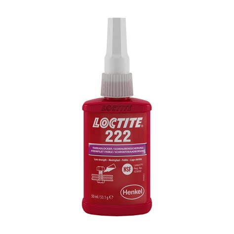 Loctite 222 Threadlocker Low Strength Henkel Adhesives