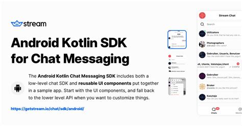 stream on linkedin android chat sdk kotlin messaging sdk