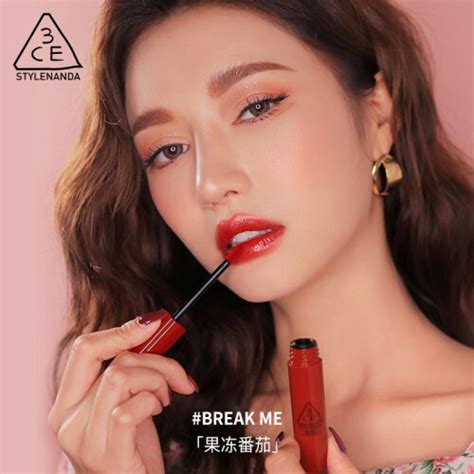 3ce唇彩唇蜜唇釉 3ce 水光唇釉 Break Me果冻番茄 5g多少钱 聚超值