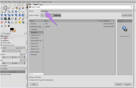 How To Crop An Image Into Circle In Gimp