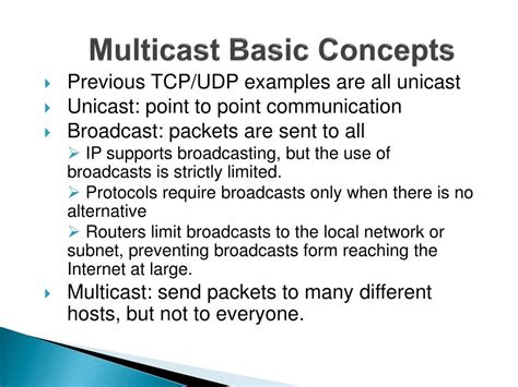 Ppt Multicast Sockets Powerpoint Presentation Free Download Id5661122