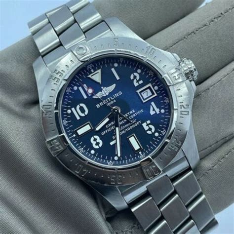 Breitling Avenger Seawolf A17330 Blue Dial Automatic Mens Watch