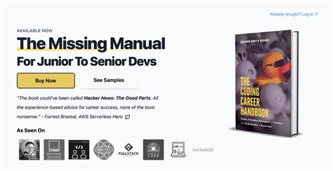 Giving Away 99 Copies Of The Coding Career Handbook By Shawn Wang Zell Liew